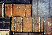 Old Antique Shipping Trunk Free Stock Photo - Public Domain Pictures