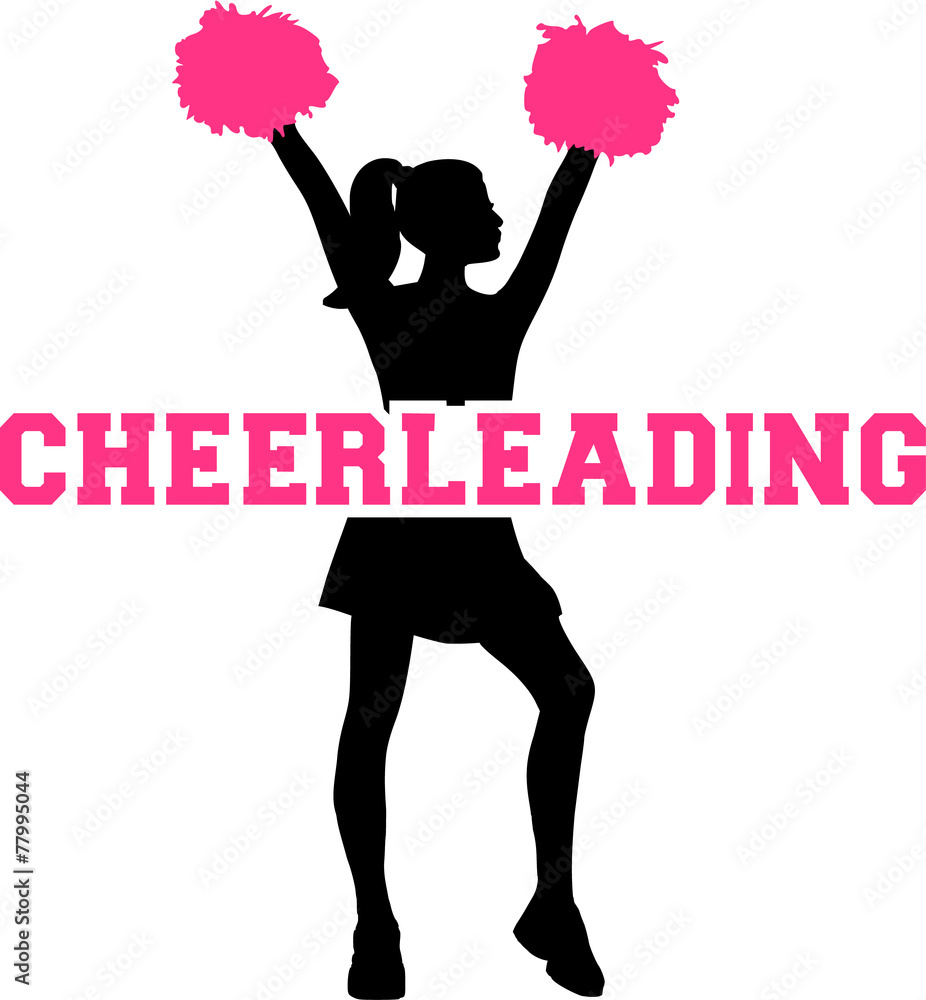 Cheerleading Cheer Word Stock Vector | Adobe Stock