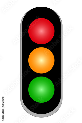 Feu tricolore Vecteur Stock | Adobe Stock
