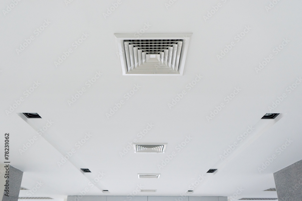 Ceiling ventilation of air condition Stock Photo | Adobe Stock