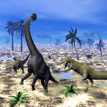 Attacking Allosaurus Free Stock Photo - Public Domain Pictures