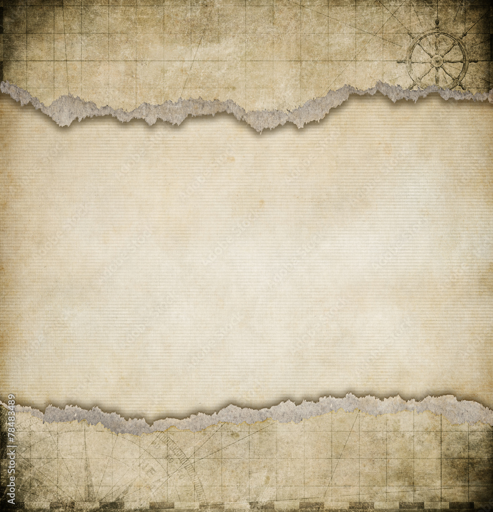 old torn paper vintage map background Stock Photo | Adobe Stock