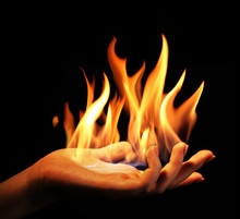 Fiery Hand Free Stock Photo - Public Domain Pictures