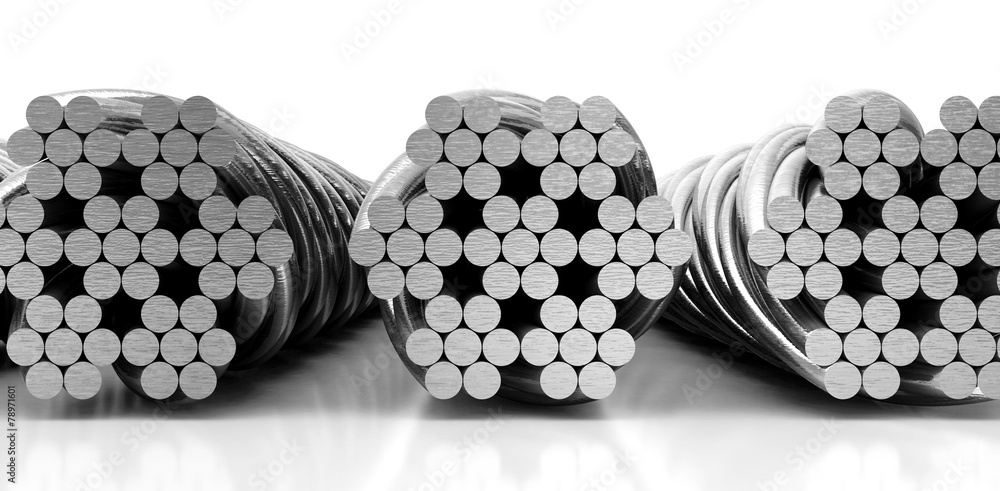 Fune in acciaio, tirante, trefolo 素材庫插圖 | Adobe Stock