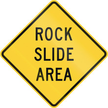 Rock Slide Sign Free Stock Photo - Public Domain Pictures