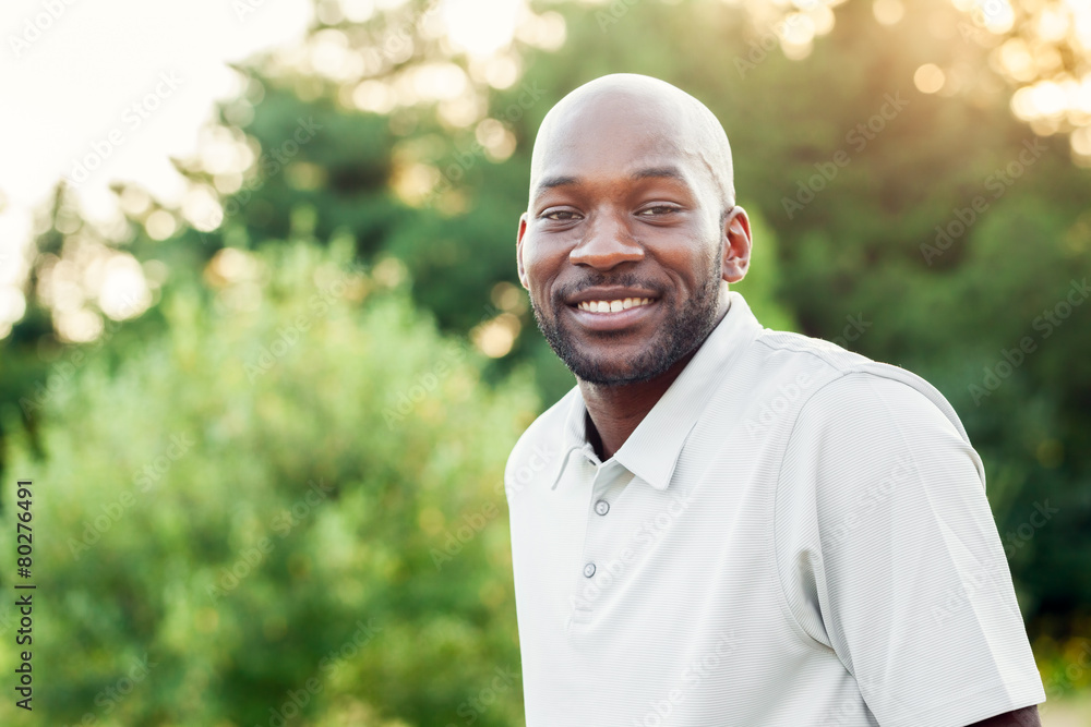 Handsome Black Man Portrait Stock Photo | Adobe Stock