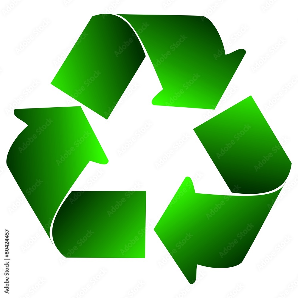 logo riciclo Stock Vector | Adobe Stock