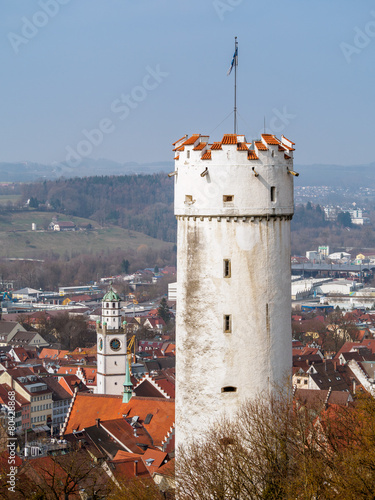 Ravensburg - Mehlsack und Blaserturm – kaufen Sie dieses Foto und ...