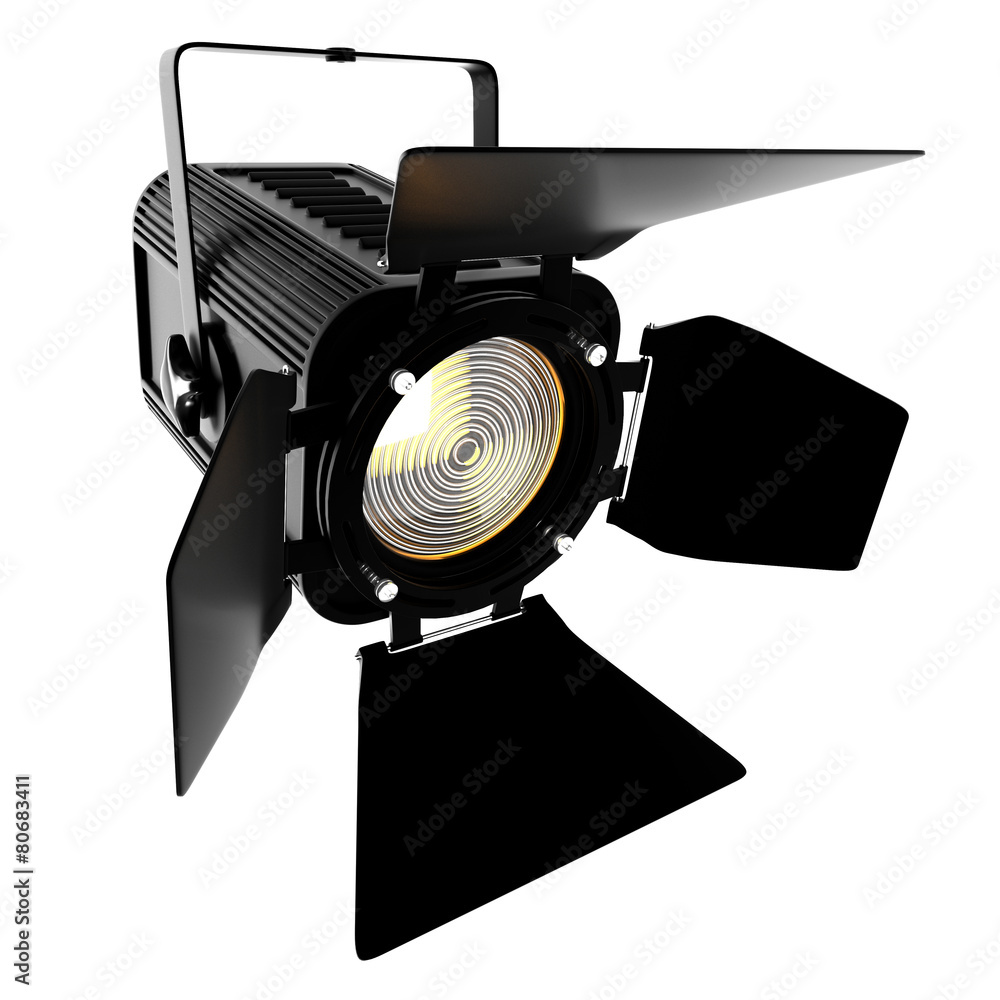 Theatre spotlight Stock Illustration | Adobe Stock