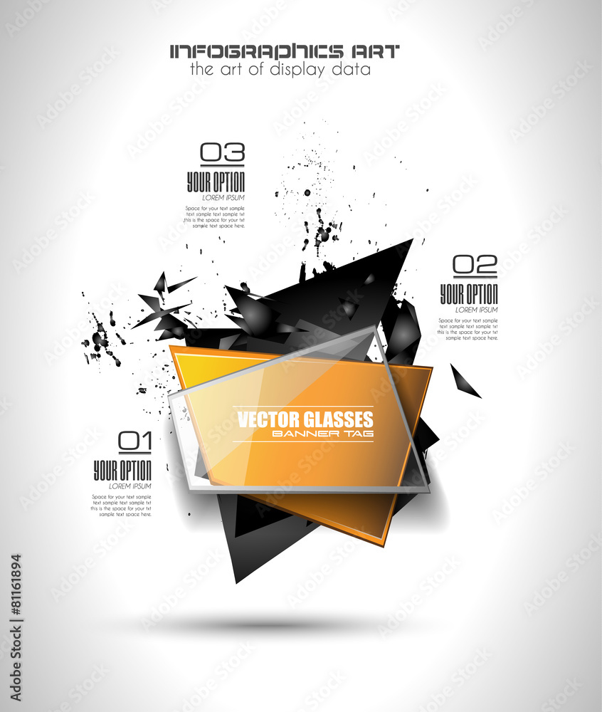 Infographic Layout for infocharts and item classification Stock Vector ...