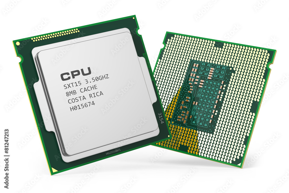 CPU chips Stock Illustration | Adobe Stock