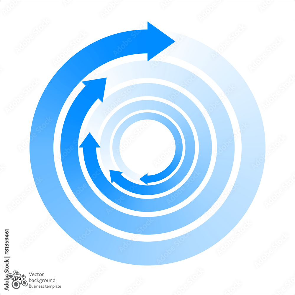 Rotating Arrows background #Vector Graphic Stock Vector | Adobe Stock