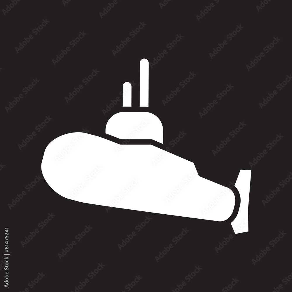 Military submarine symbols and icon Stock Vector | Adobe Stock