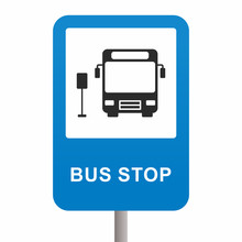 Bus Stop Sign Free Stock Photo - Public Domain Pictures