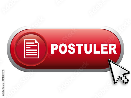 POSTULER ICON Stock Vector | Adobe Stock