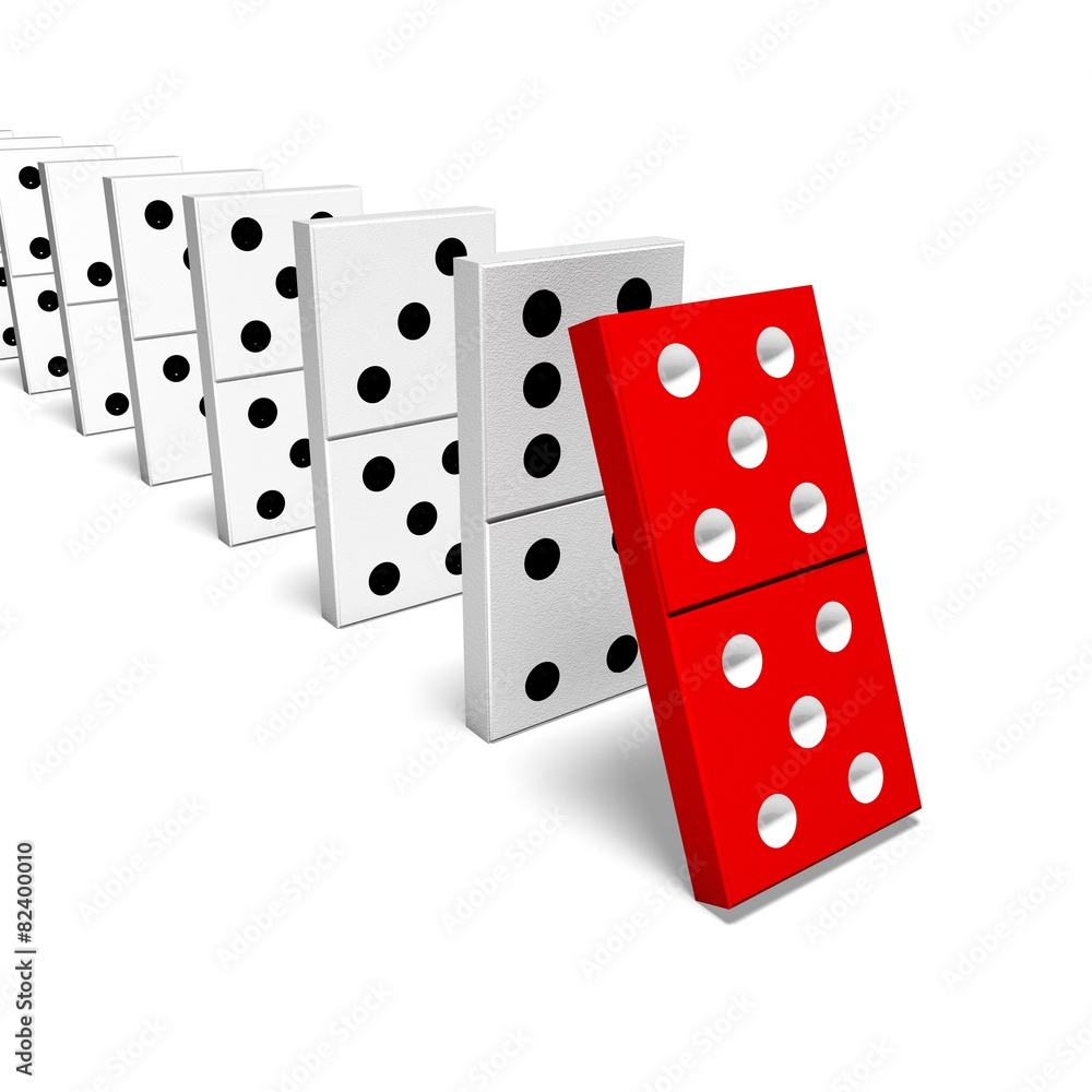 dominoes falling easter