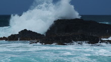 Waves Crashing Over Rocks Free Stock Photo - Public Domain Pictures