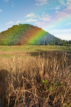Slanting Rainbow Free Stock Photo - Public Domain Pictures