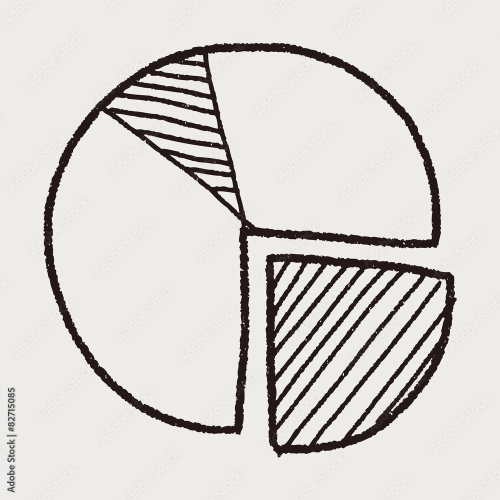 infographic chart doodle drawing Stock Vector | Adobe Stock