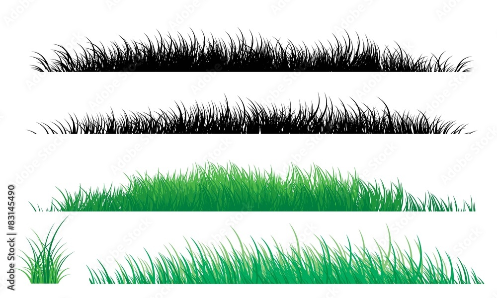 Vector grass Stock Vector | Adobe Stock
