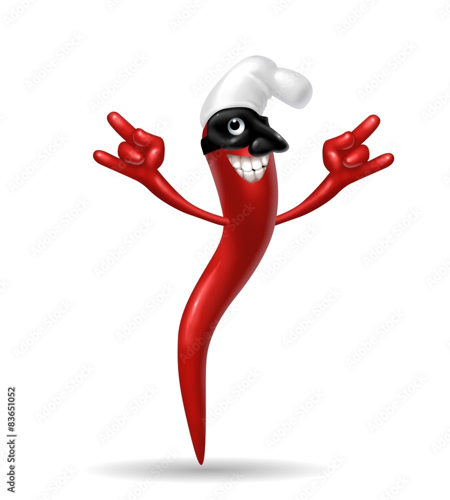 cornetto pulcinella Stock Illustration | Adobe Stock