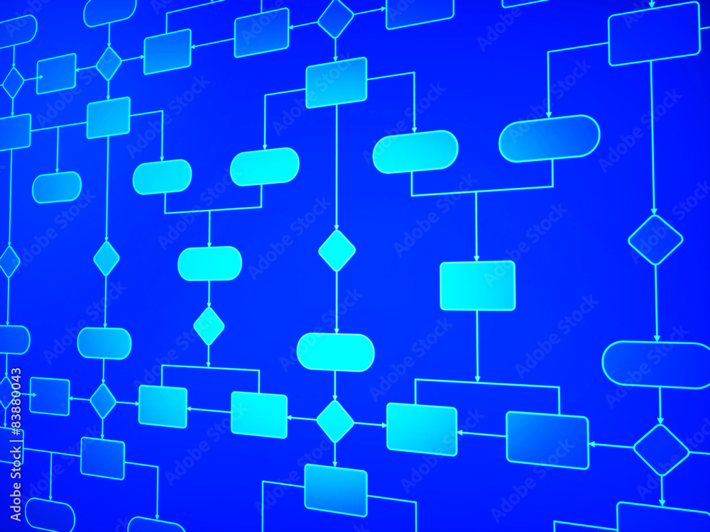 Flow Diagram Indicates Flowchart Schematic And Structure Stock ...