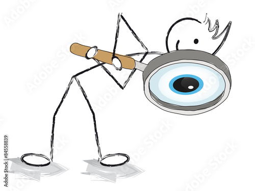 personnage avec loupe Stock Vector | Adobe Stock personnage avec loupe Stock Vector | Adobe Stock