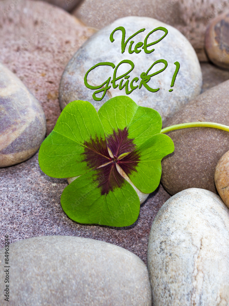 Viel Gluck Kleeblatt