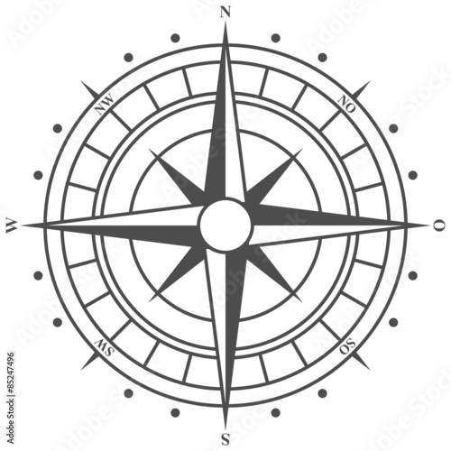 Windrose - Vektor – kaufen Sie diese Vektorgrafik und finden Sie ...
