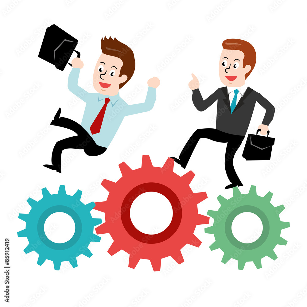 Teamwork Vector Design Stock Vector | Adobe Stock