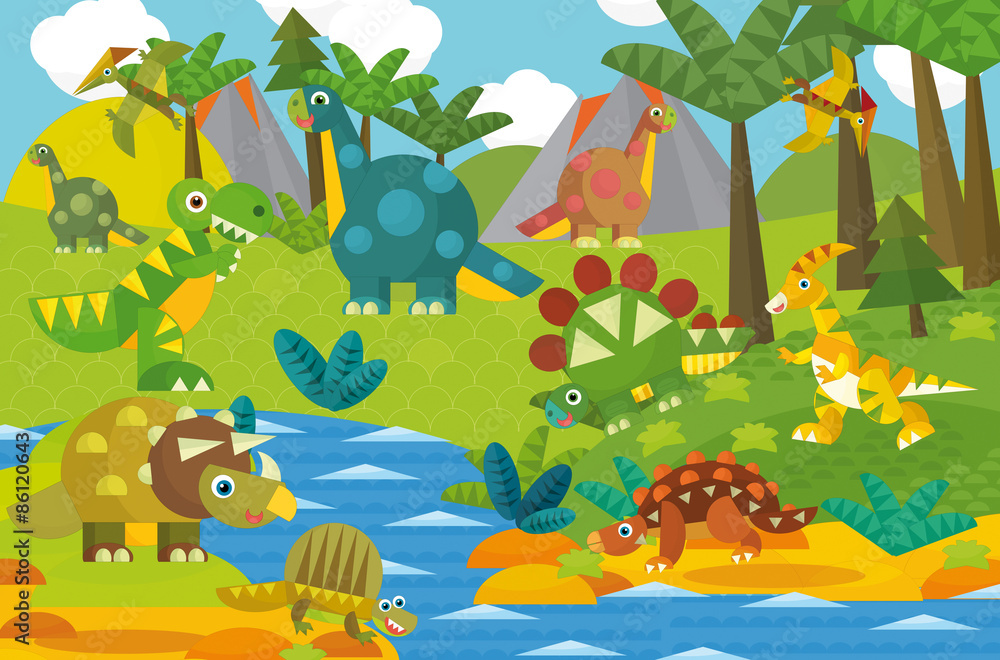 Clipart Dinosaur Land