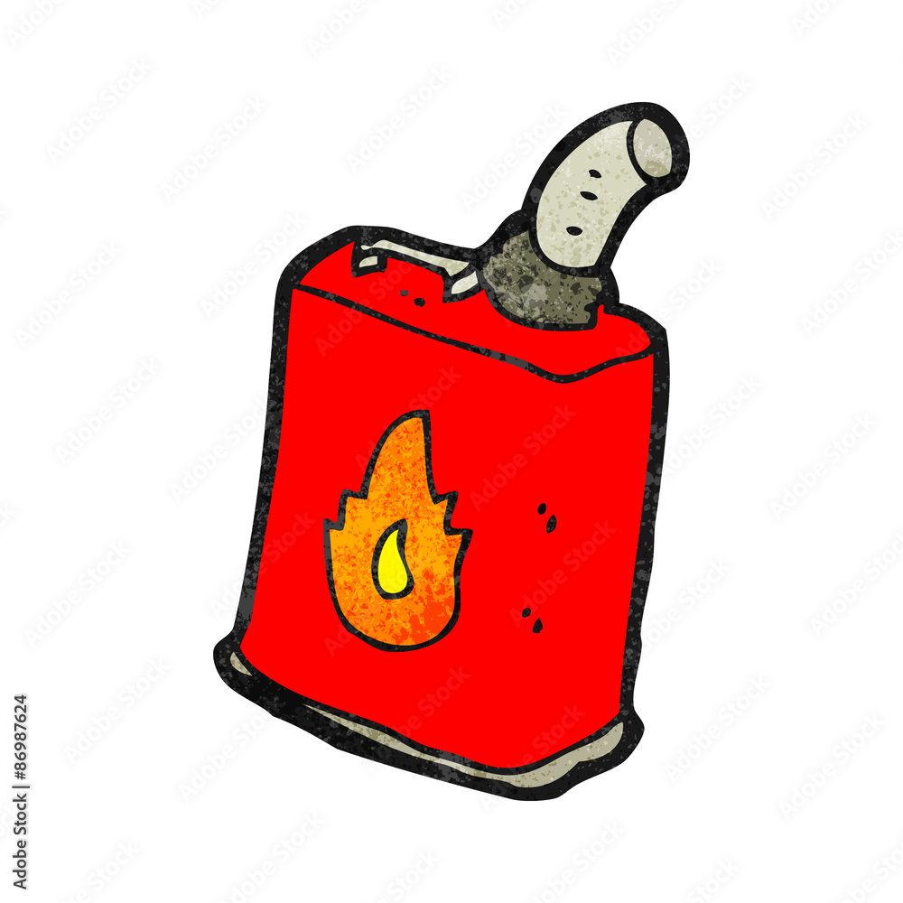 cartoon gas can Stock Vector | Adobe Stock
