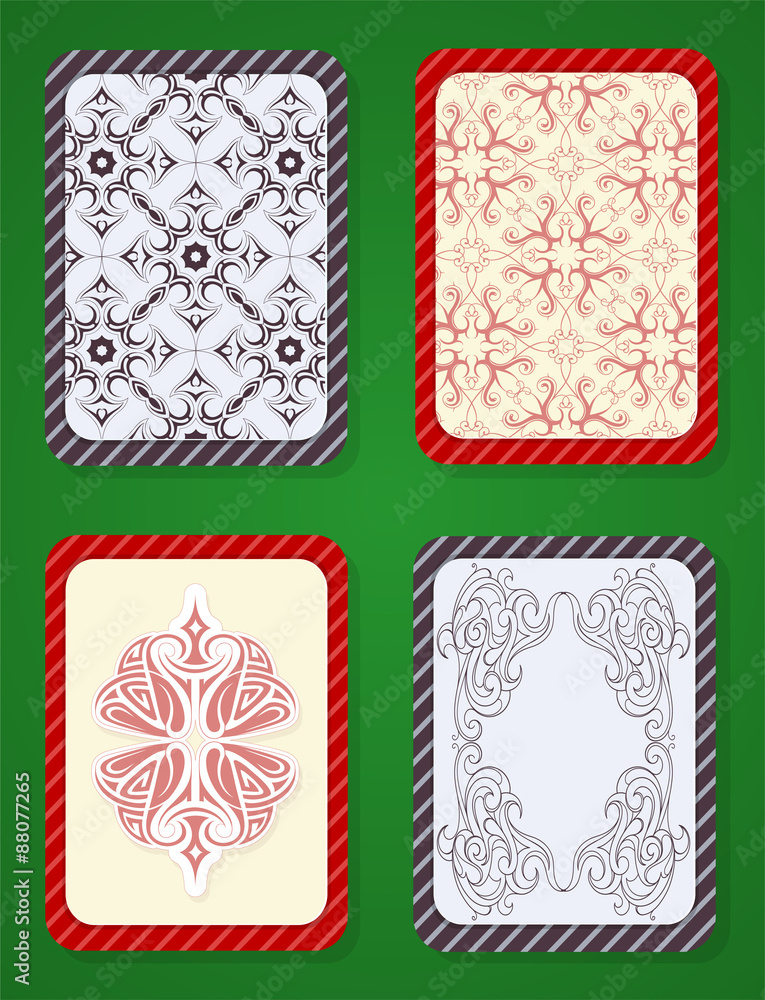 Playing card deck design Stock Vector | Adobe Stock
