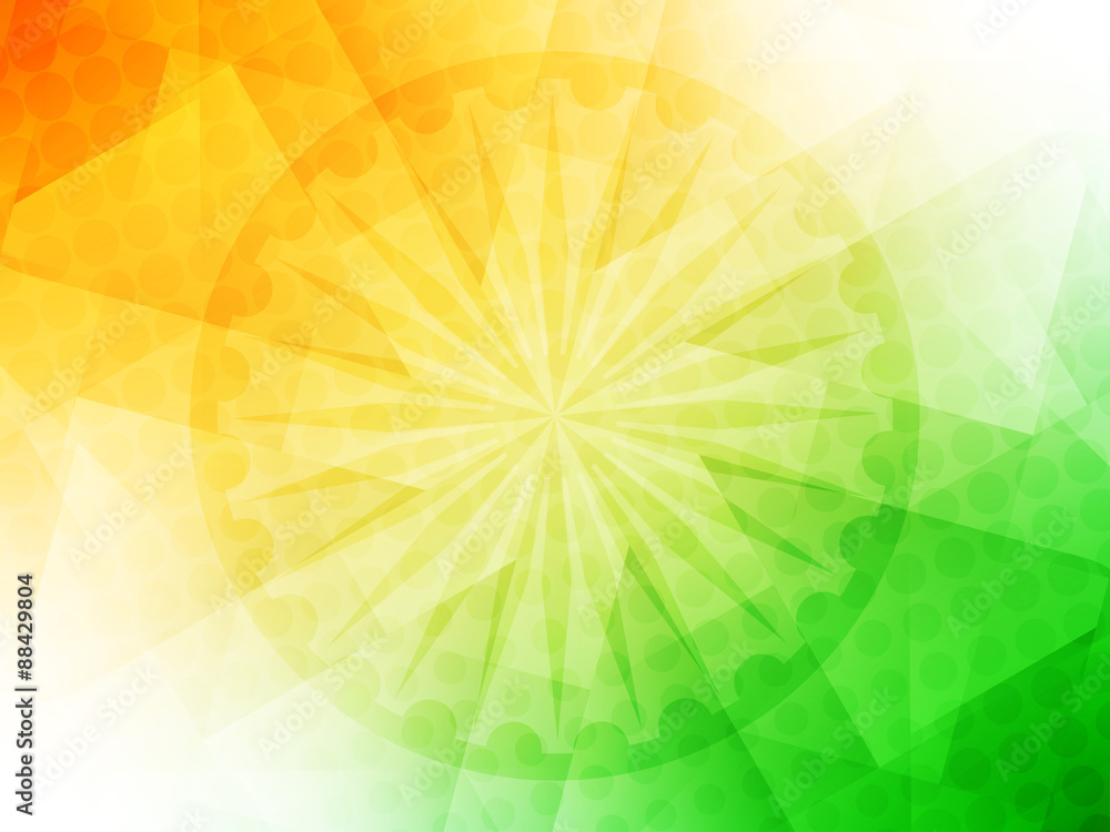 Indian Flag theme vector background Stock Vector | Adobe Stock