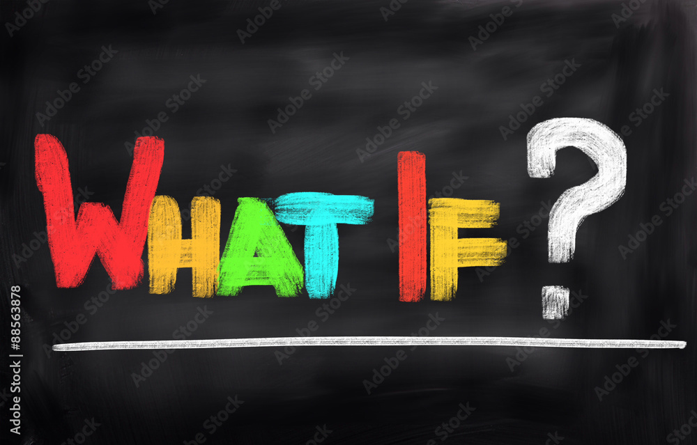 What If Concept Stock Photo | Adobe Stock
