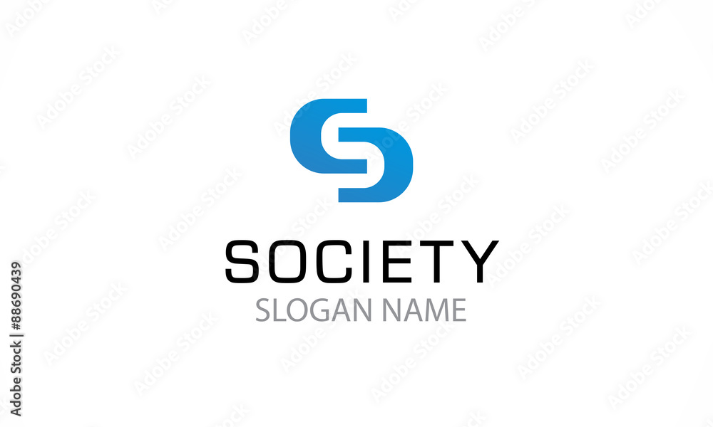 Logo Society Stock Vector | Adobe Stock