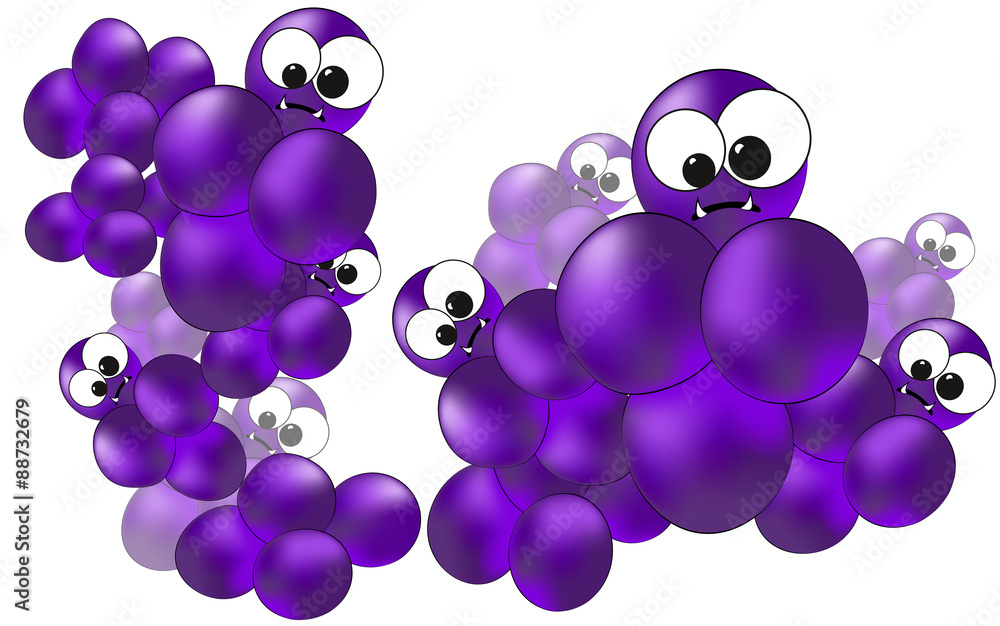 MRSA Staphylococcus aureus – Cartoon Stock Vector | Adobe Stock