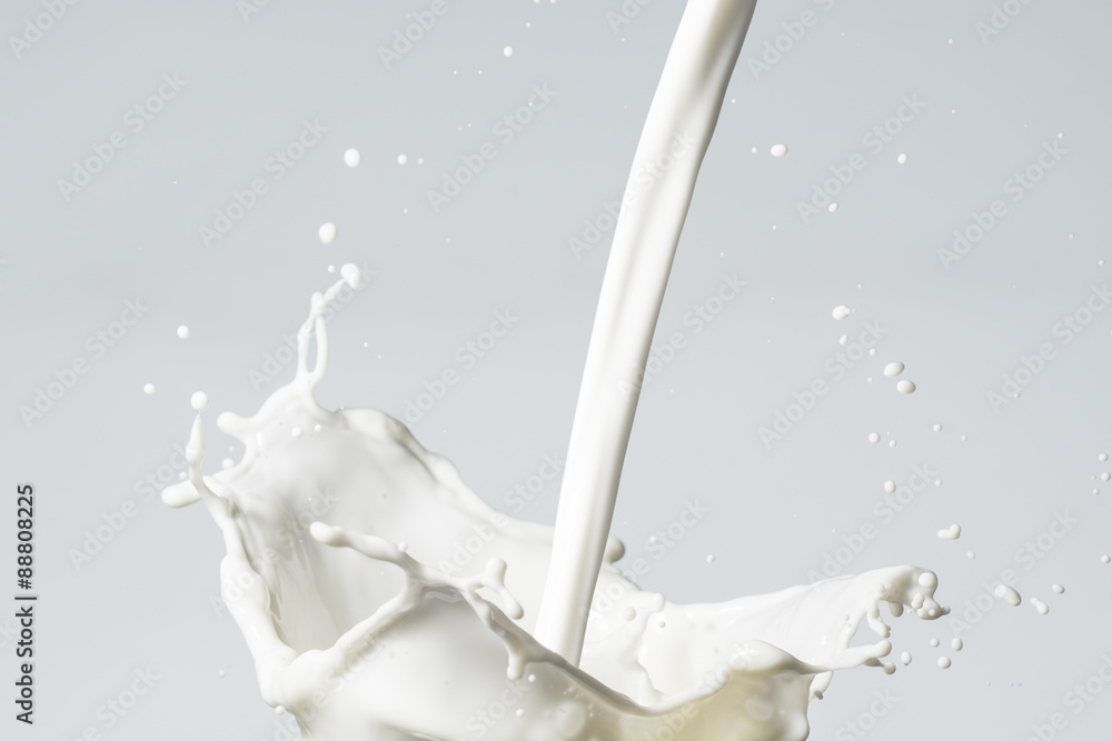 Milk Splash Stock Photo | Adobe Stock