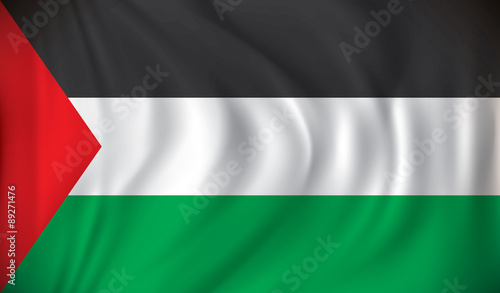 Flag of Gaza Strip Stock Vector | Adobe Stock