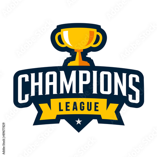 Sports champions emblem Stock Vector | Adobe Stock