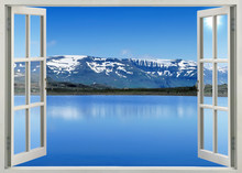 Mountain Window View Free Stock Photo - Public Domain Pictures