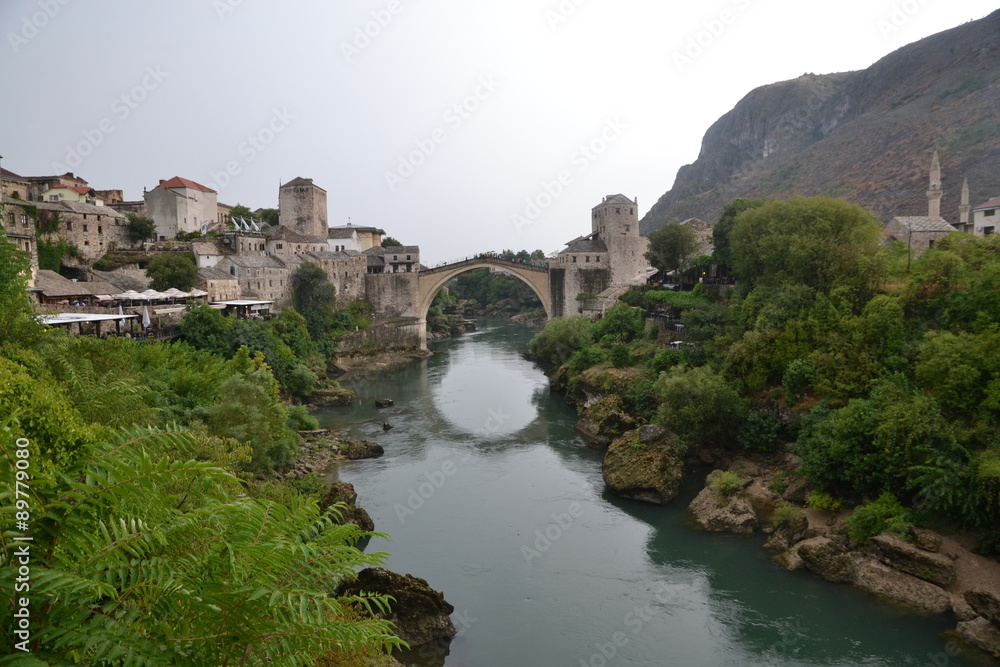Bosnia and Herzegovina - Mostar (old bridge) Stock Photo | Adobe Stock