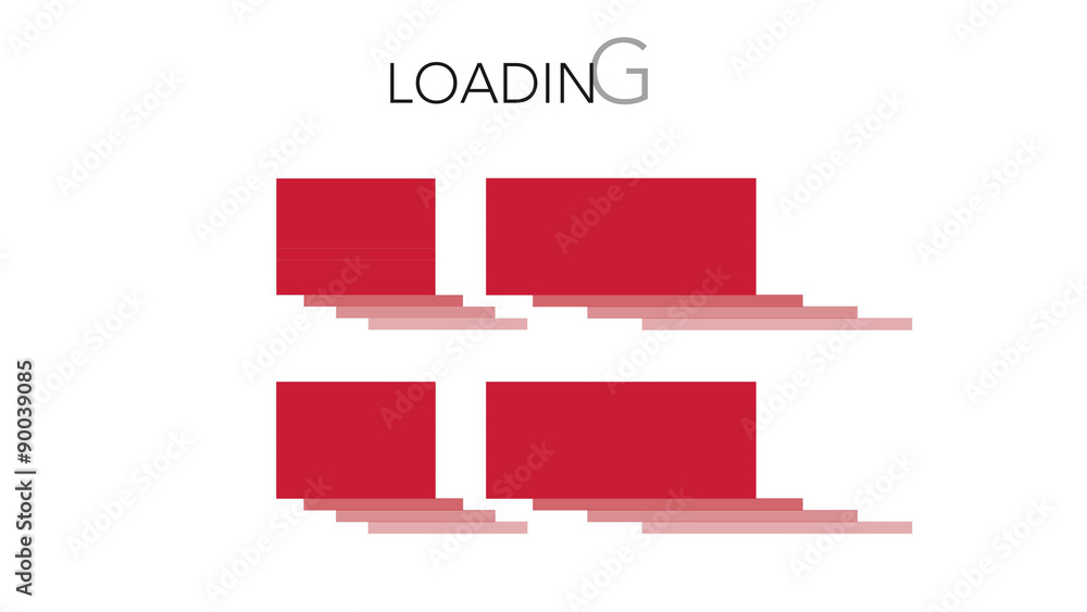 Bandiera Denmark con movimento loading Stock Illustration | Adobe Stock