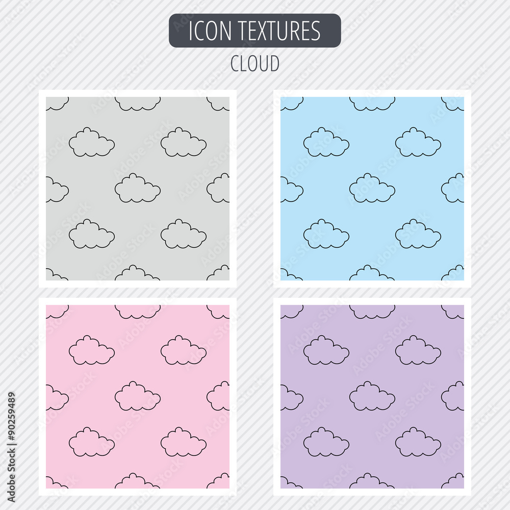 Cloud icon. Overcast weather sign. Stock Vector | Adobe Stock