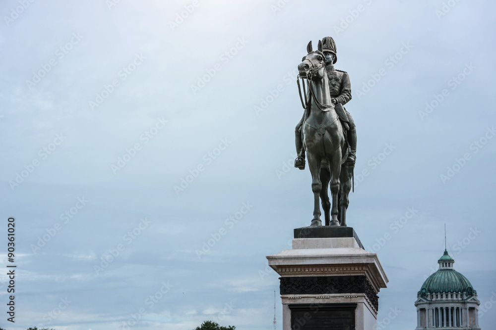 Supreme king of siam statue of THAILAND. (RAMA V) Stock Photo | Adobe Stock