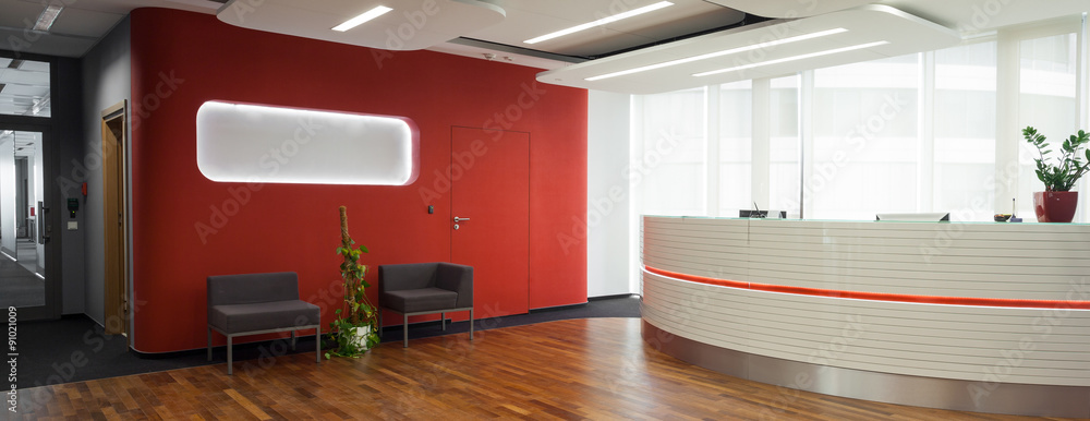 Welcome desk in the office Stock Photo | Adobe Stock