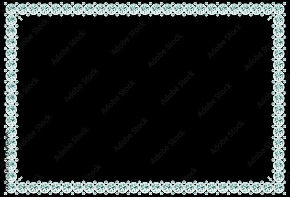 Square diamond border. Vector background. Stock Vector | Adobe Stock