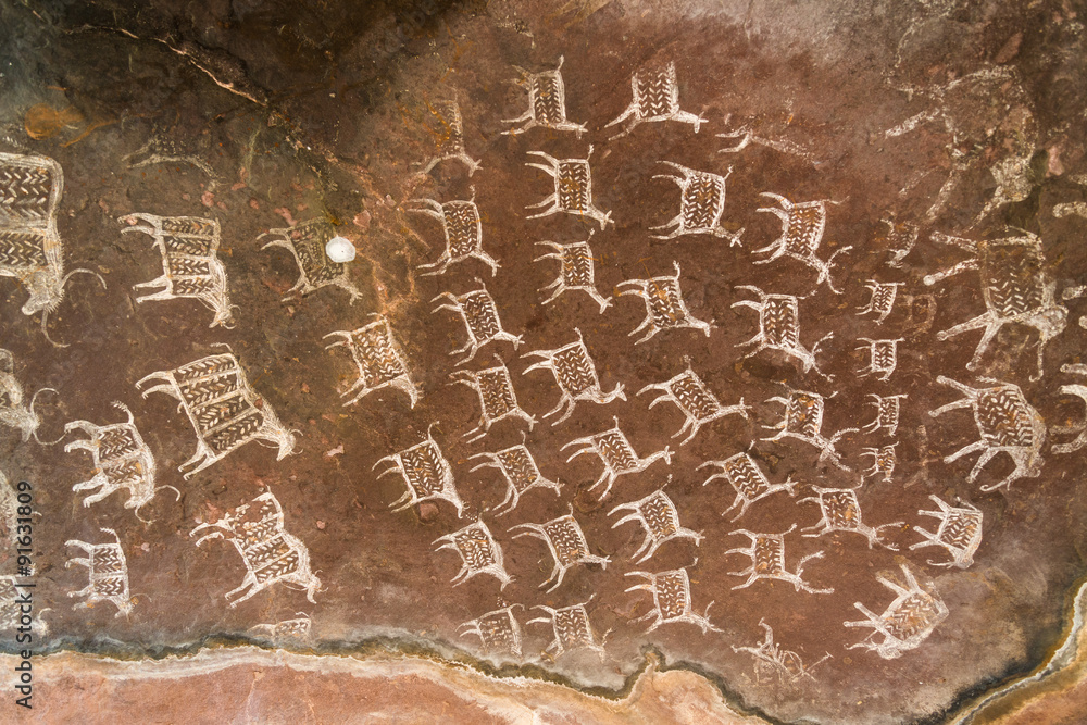Just 24 km fom Bhopal, Satkunda has around 5000 year old rock art ...