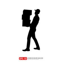 Man Carrying Stack Of Boxes Free Stock Photo - Public Domain Pictures