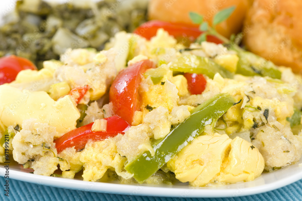 Ackee & Saltfish - Traditional Jamaican dish made of salt cod and ackee ...